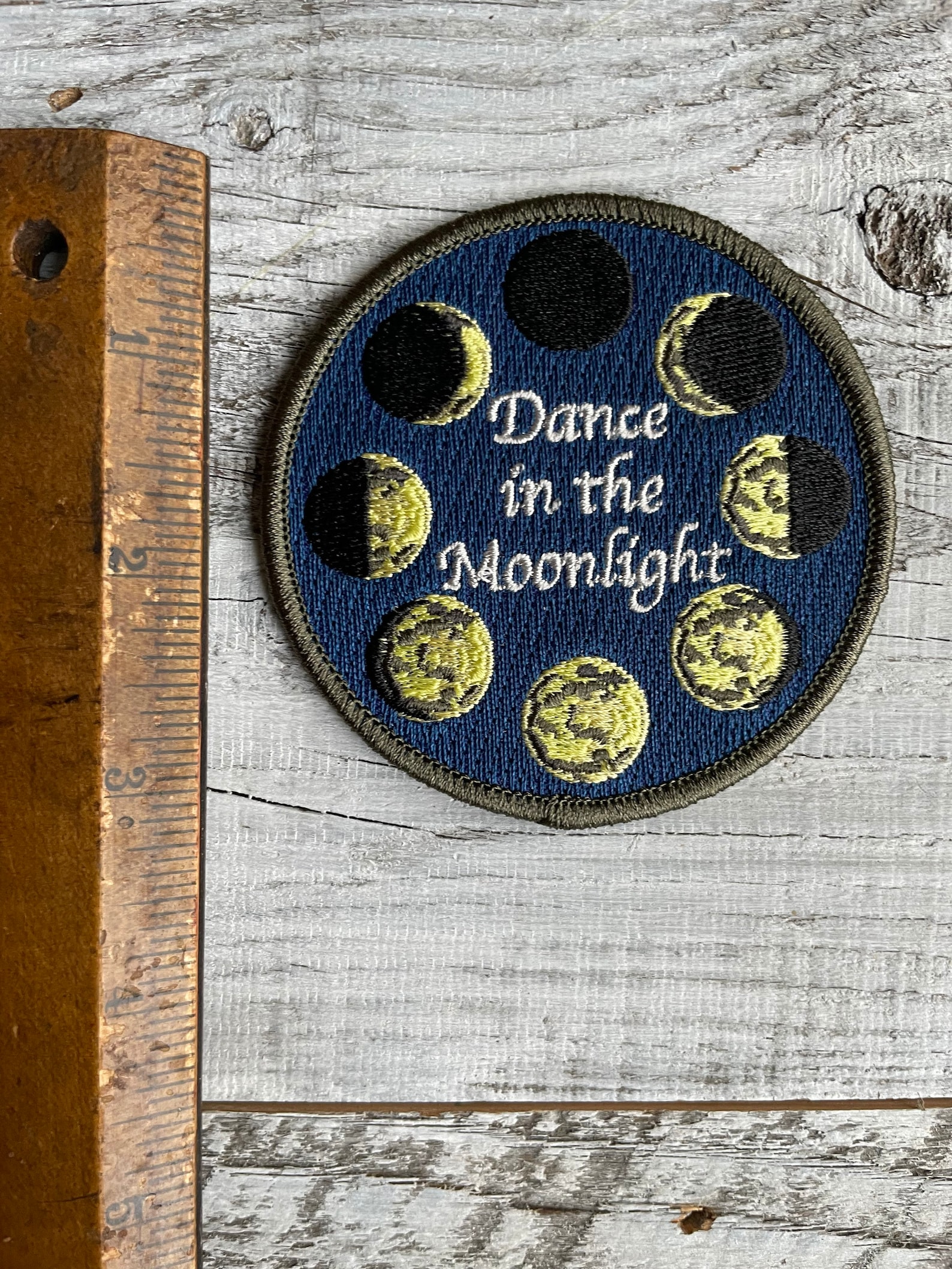 Embroidered Patch, Moon Patch, Iron on Patch, Sew on Patch, Circle ...