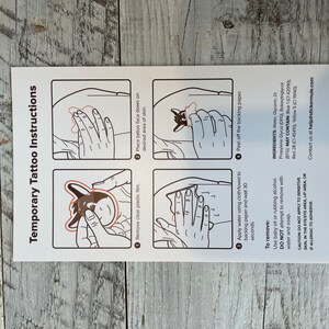 Dandelion Temporary Tattoo, Flower Tattoo, Fake Tattoo, Original Art ...