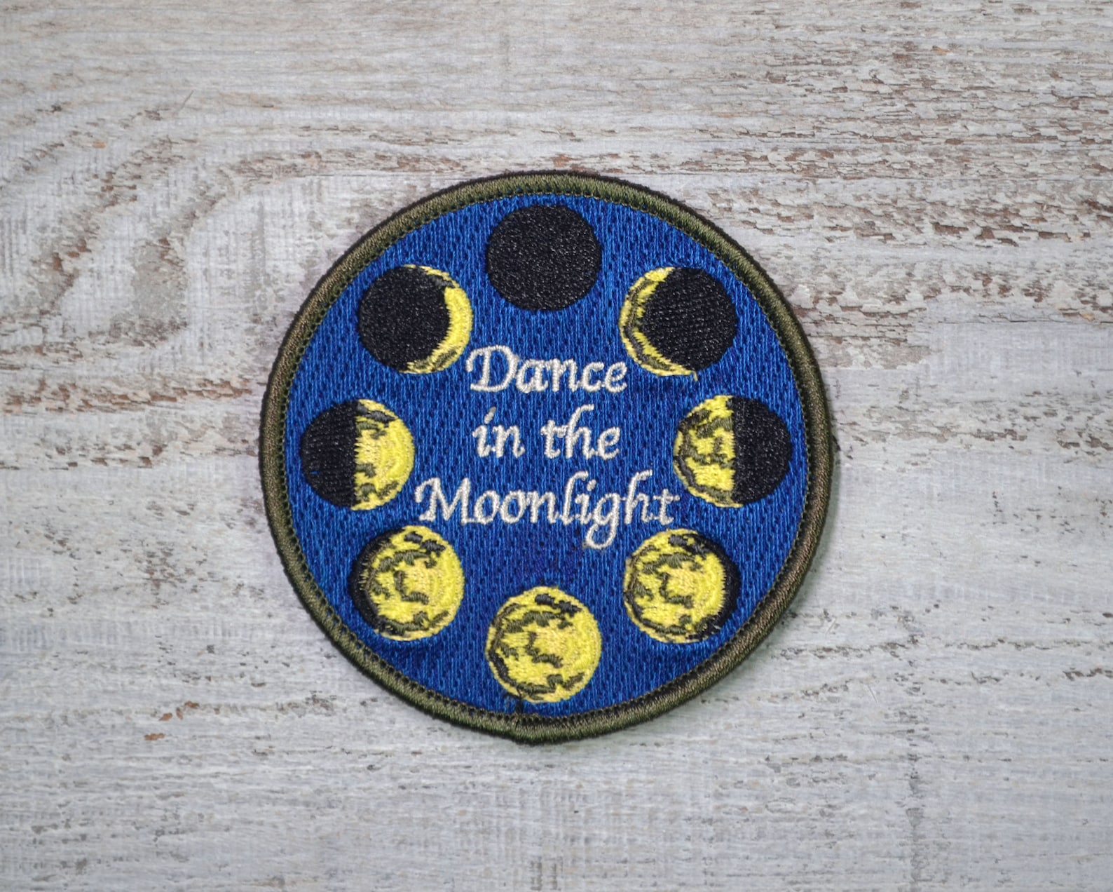 Embroidered Patch, Moon Patch, Iron on Patch, Sew on Patch, Circle ...