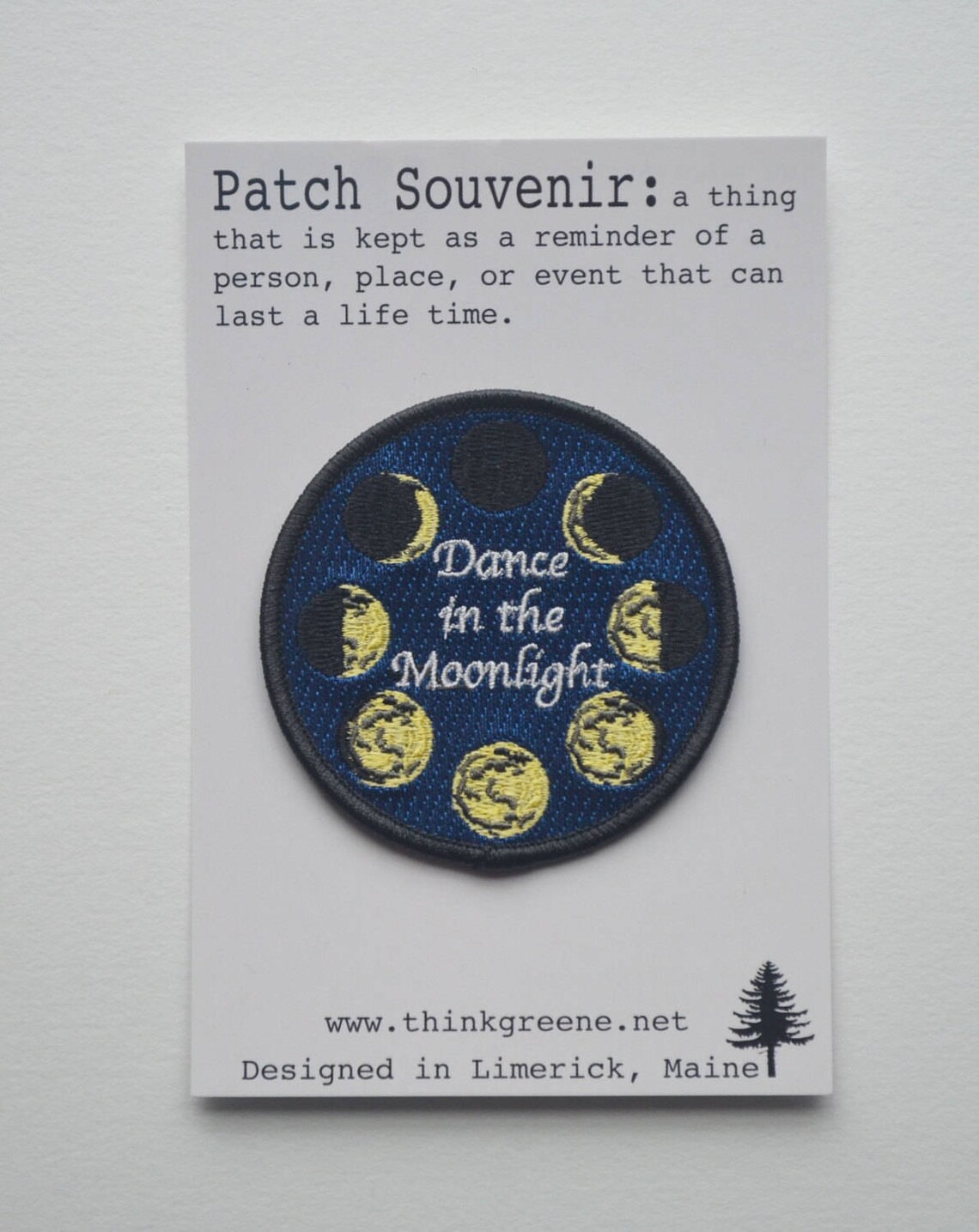 Embroidered Patch, Moon Patch, Iron on Patch, Sew on Patch, Circle ...