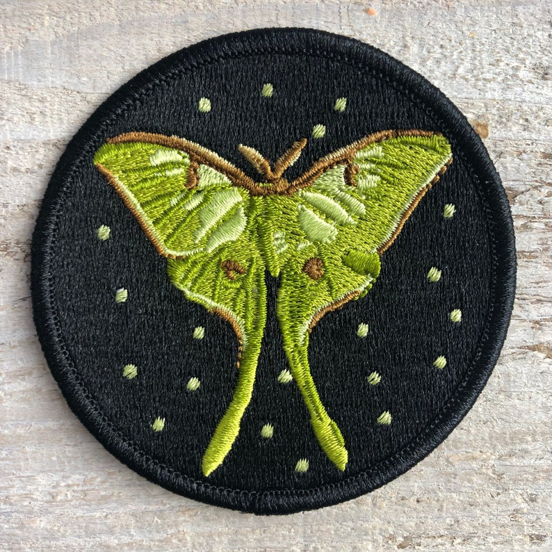 Luna Moth Patch Nature Patch Explore Patch Backpack Patch - Etsy UK
