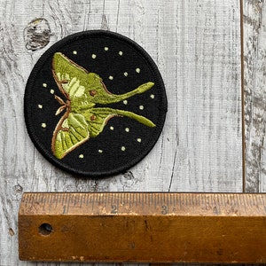 Luna Moth Patch, Nature Patch, Explore Patch, Backpack Patch, Hiking Patch, Wilderness Patch ...