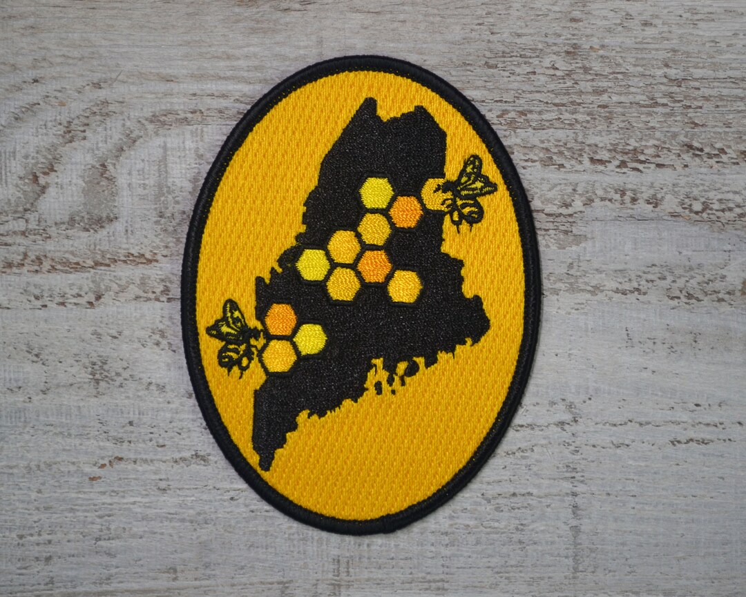 Bee Patch, Nature Patch, Wilderness Patch, Backpack Patch, Embroidered ...