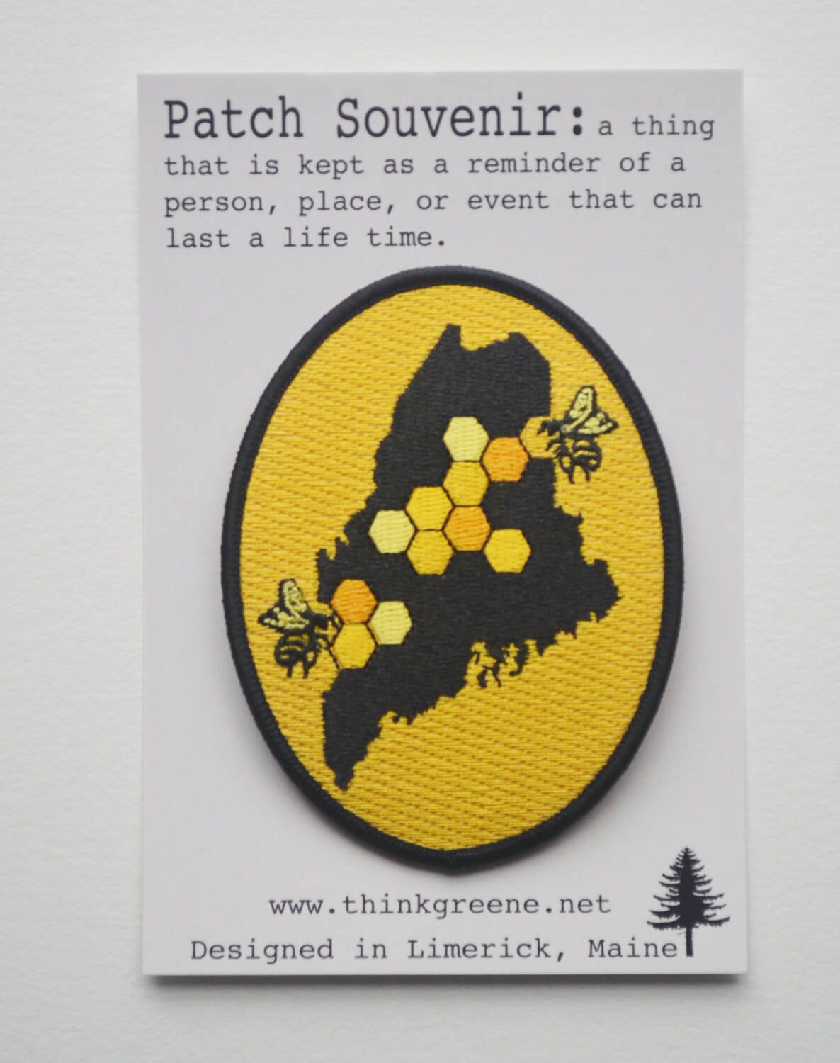 Bee Patch, Nature Patch, Wilderness Patch, Backpack Patch, Embroidered ...