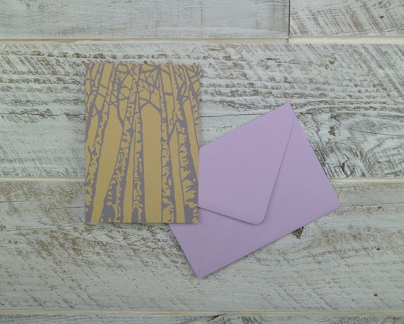 Paper & Party Supplies Paper recycled envelope Tree handmade paper card ...