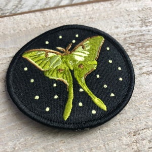 Luna Moth Patch, Nature Patch, Explore Patch, Backpack Patch, Hiking ...