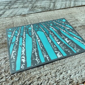 Birch Trees, Computer Sticker, Water Bottle Sticker, Honey Comb ...