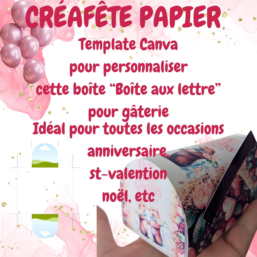 Letter Box Template to Personalize According to Your Creativity With ...