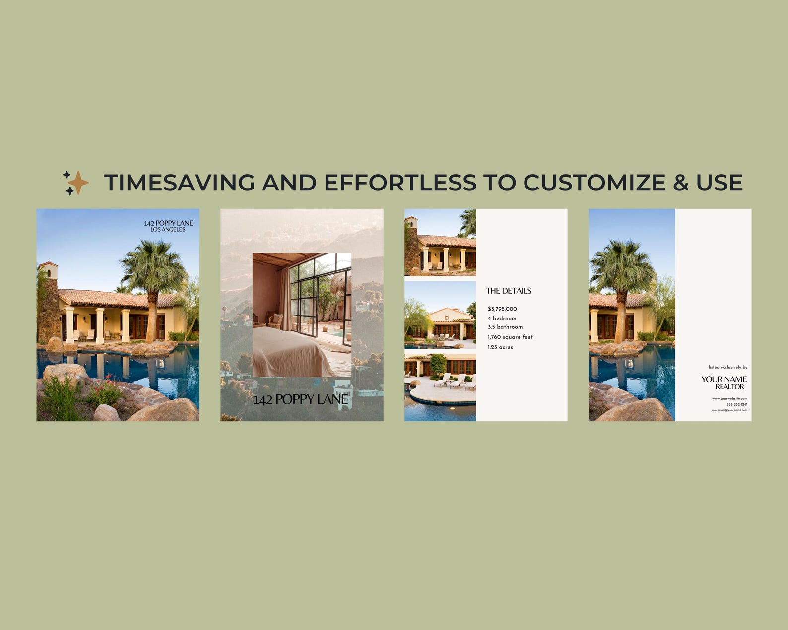 Luxury Real Estate Instagram Carousel Templates: Modern Realtor Canva ...