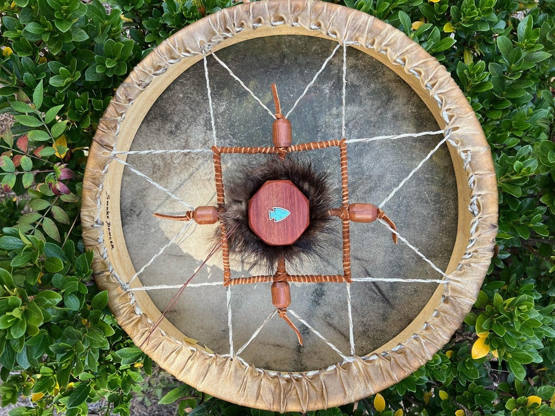 Medicine Wheel Shaman Frame Drum - Made With Honor in a Sacred and ...