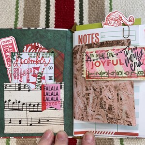 Unique Keepsake Christmas Junk Journal, December Daily Documenting ...