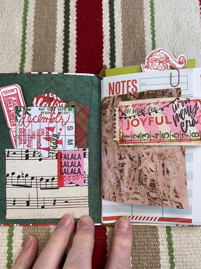 Unique Keepsake Christmas Junk Journal, December Daily Documenting ...