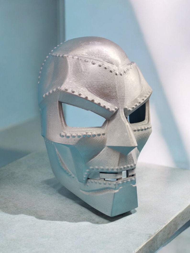 Dr Doom Mask Robert Downey Jr Marvel Cosplay Mask Fantastic 4 Dr. Doom ...