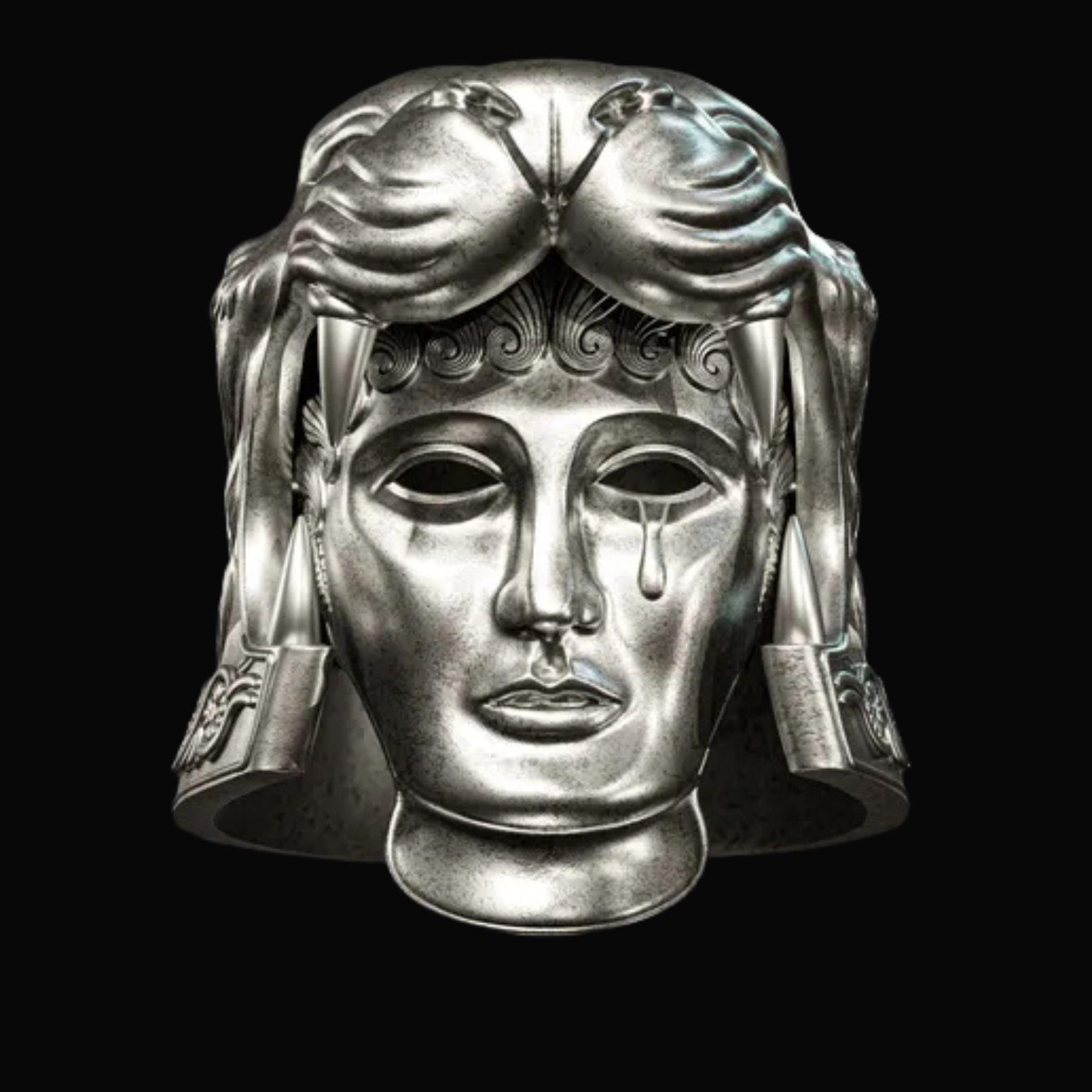 Tigris of Gaul Gladiator Mask | Ancient Gladiator Replica Mask ...