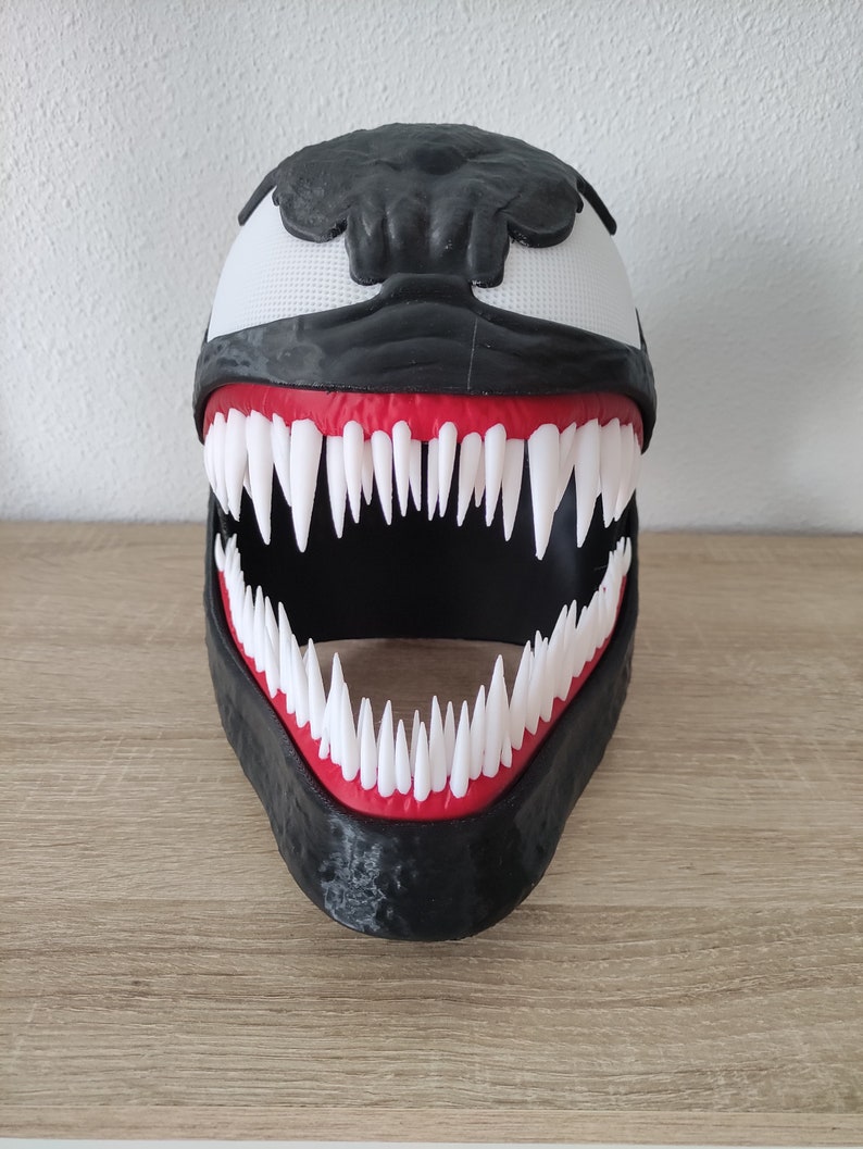 Venom 3 Mask/helmet Movie 3D Printed Cosplay With Movable Jaw Marvel ...