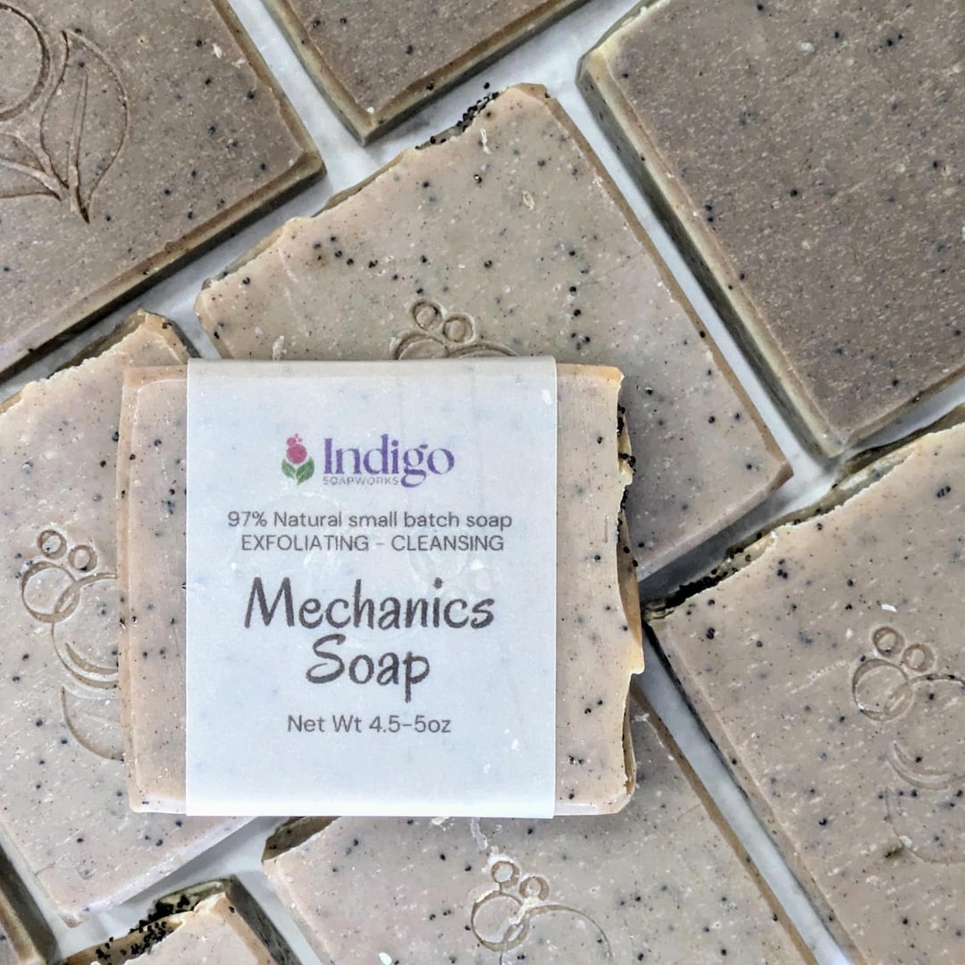 Mechanic's Pumice Hand Soap - 97% Natural, Handmade for Hands! Small ...