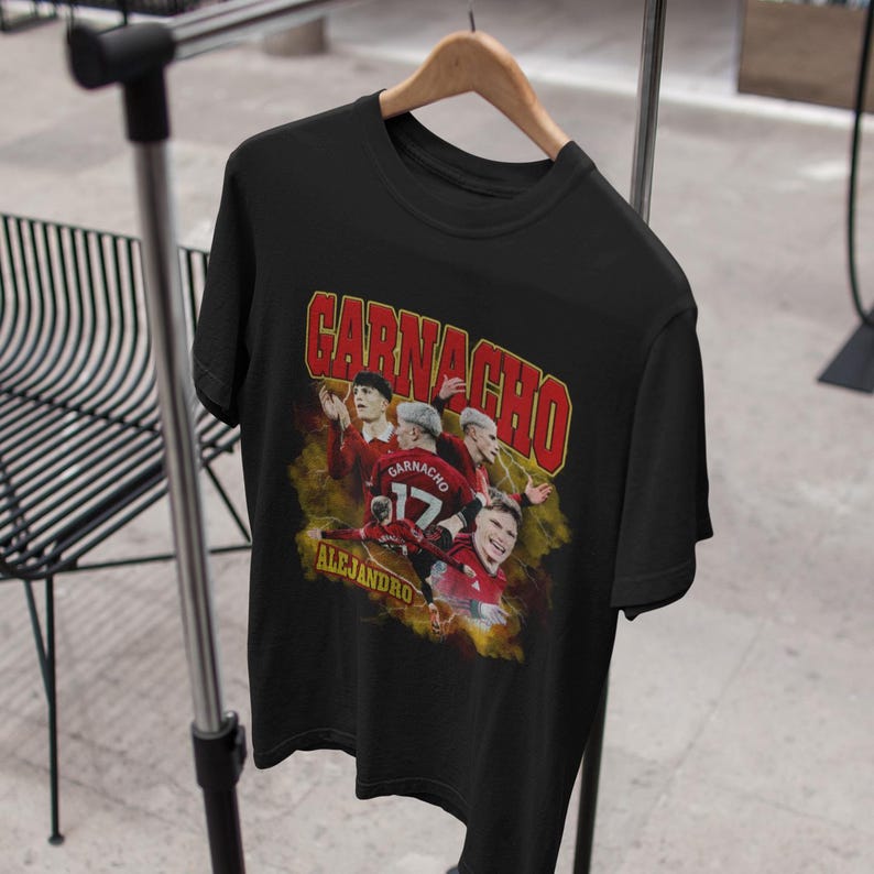 Alejandro Garnacho Homage | Manchester United T Shirt | MUFC | Football ...