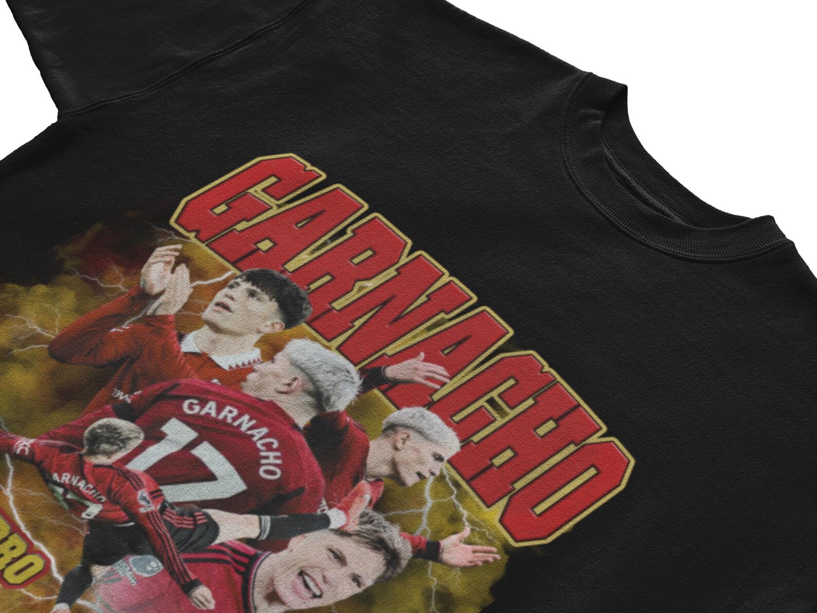 Alejandro Garnacho Homage | Manchester United T Shirt | MUFC | Football ...