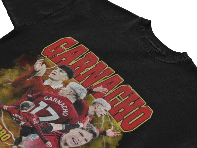 Alejandro Garnacho Homage | Manchester United T Shirt | MUFC | Football ...