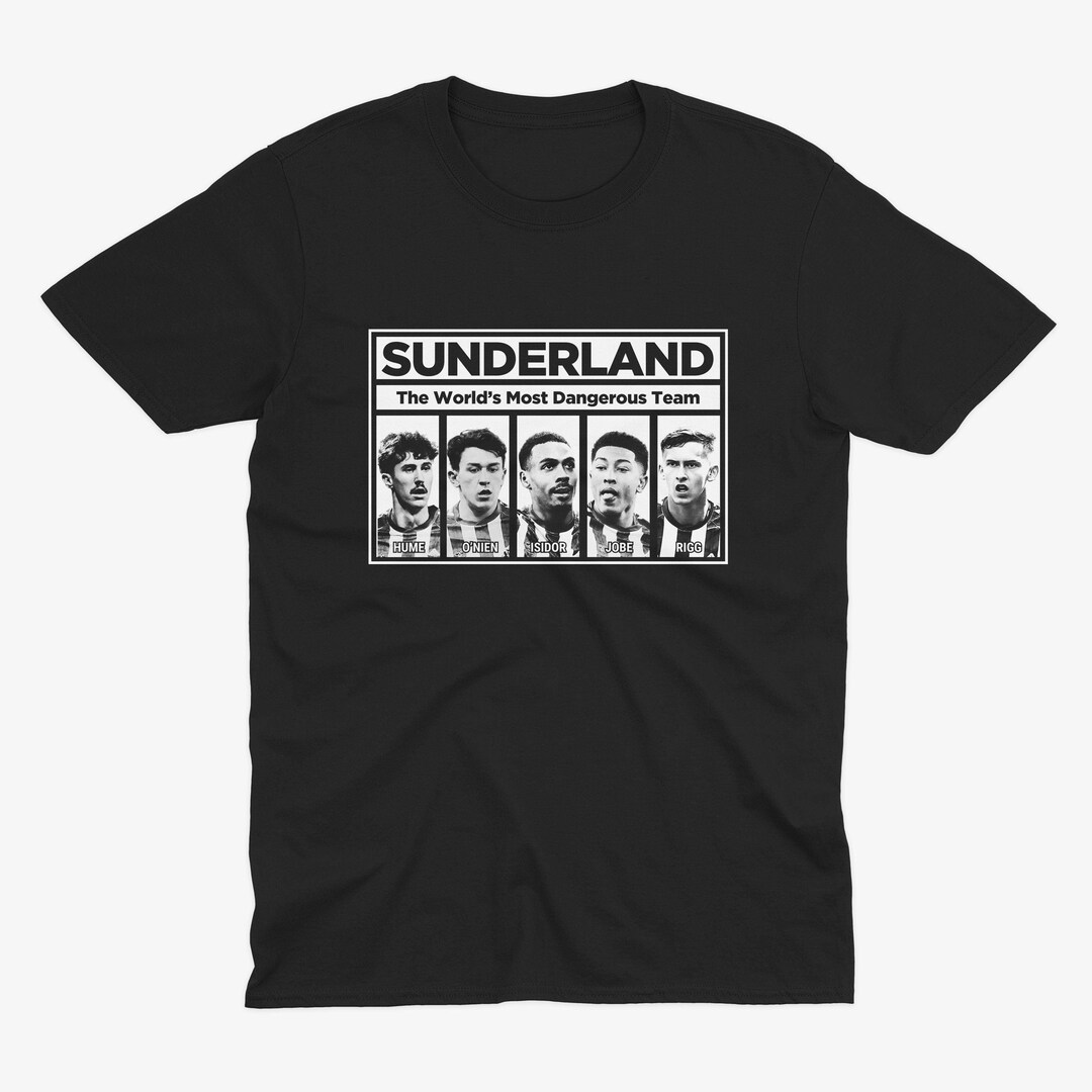 Iconic Sunderland NWA Style T Shirt | Sunderland T Shirt | Sunderland ...