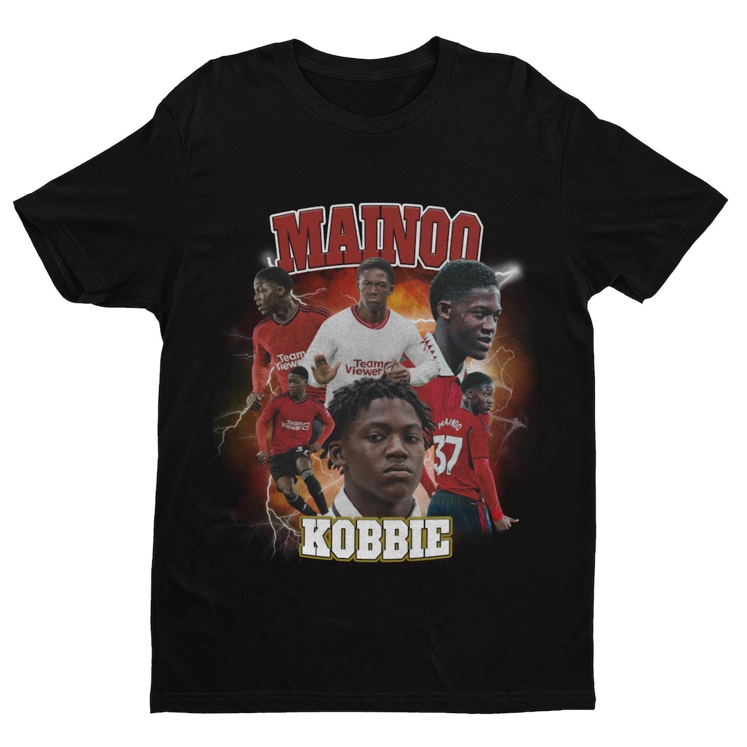 Kobbie Mainoo Homage | Manchester United T Shirt | MUFC | Football ...