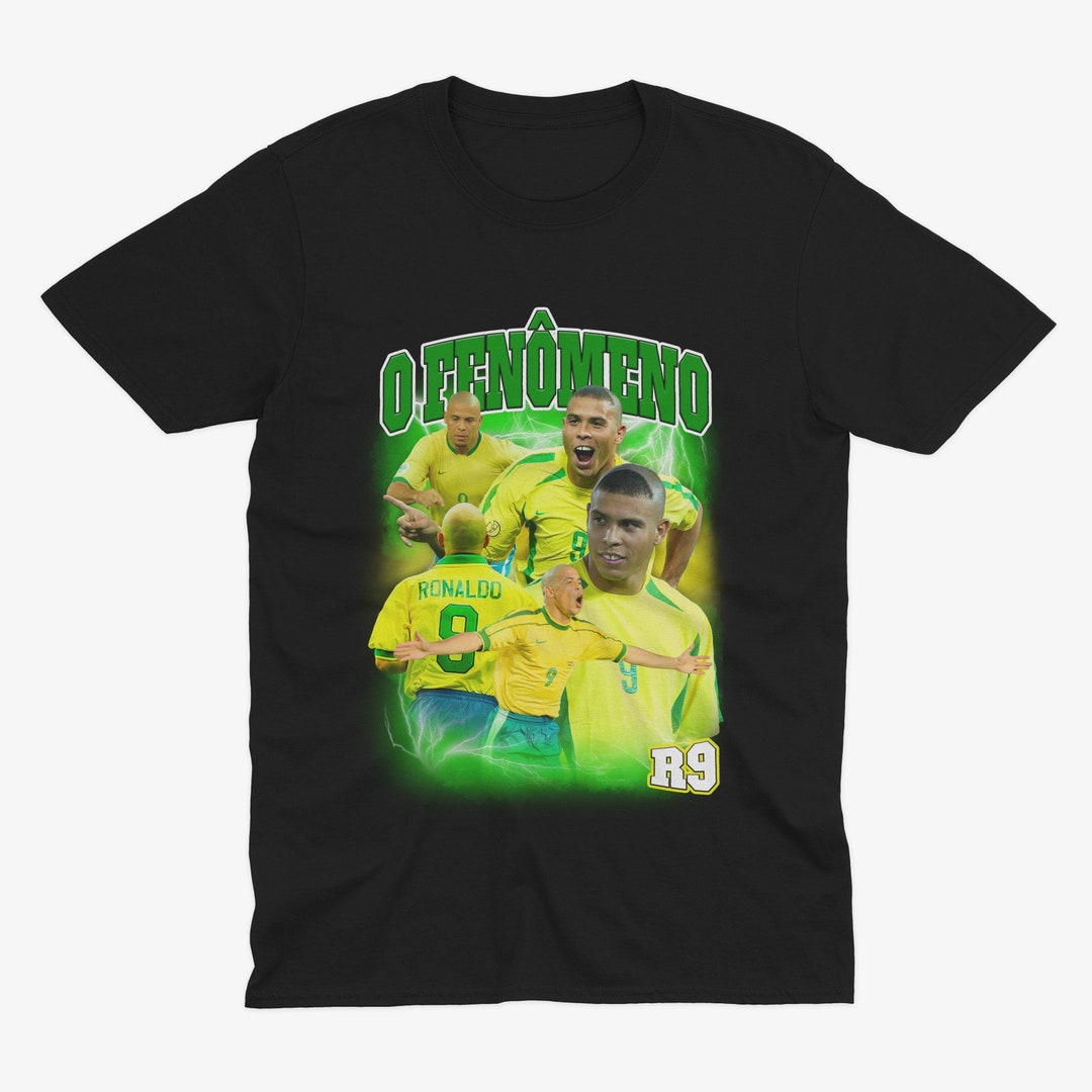 Ronaldo Brazil Homage | Brazil T Shirt | R9 T Shirt | Ronaldo Nazario ...