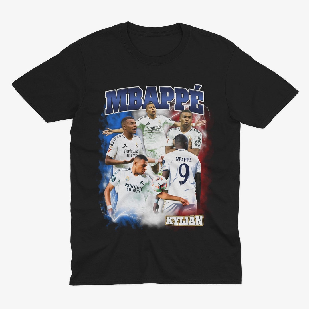 Kylian Mbappe Homage | Real Madrid T Shirt | RMFC | Football | Soccer ...
