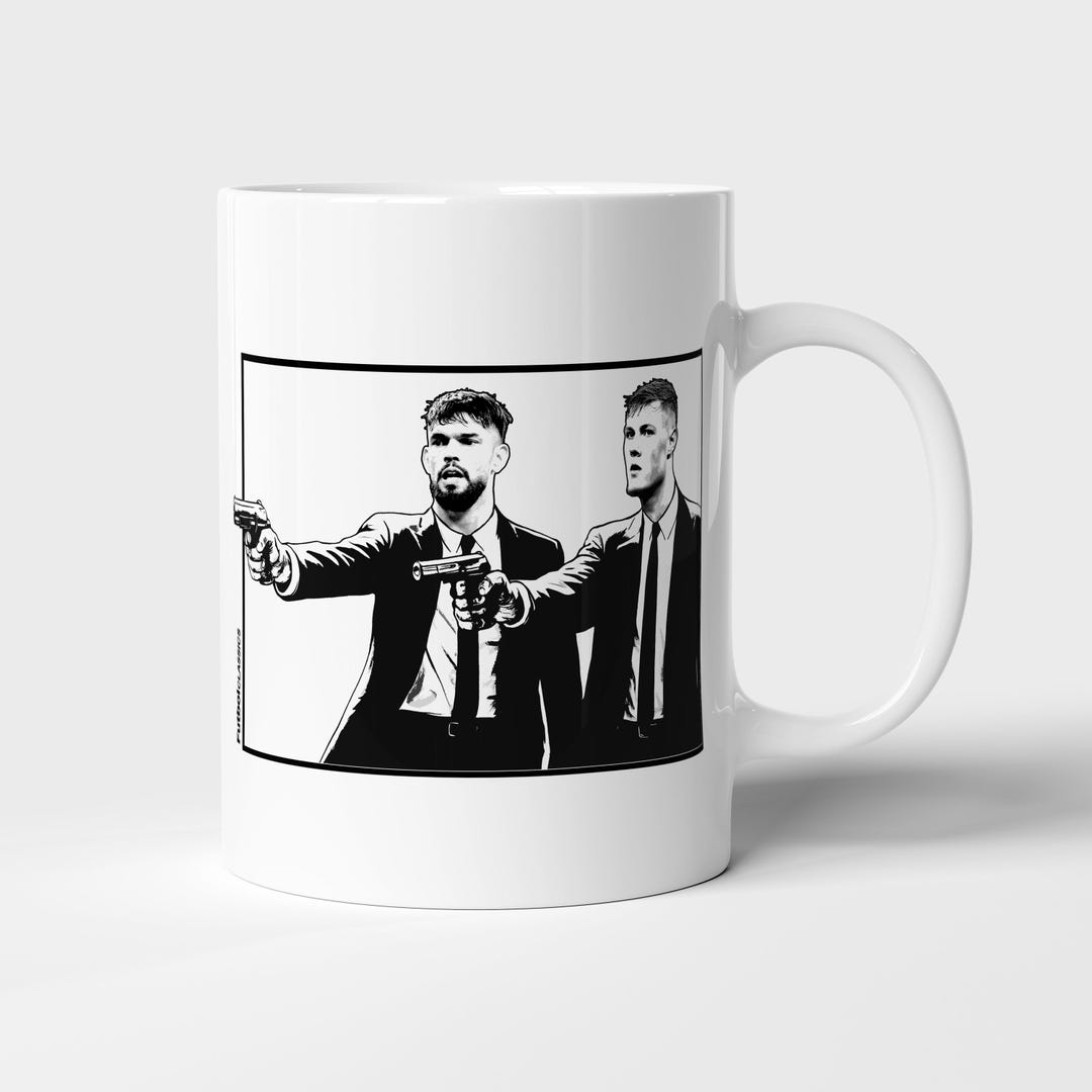 Omar Alderete & Dan Ballard Pulp Fiction Mug | Sunderland Inspired ...