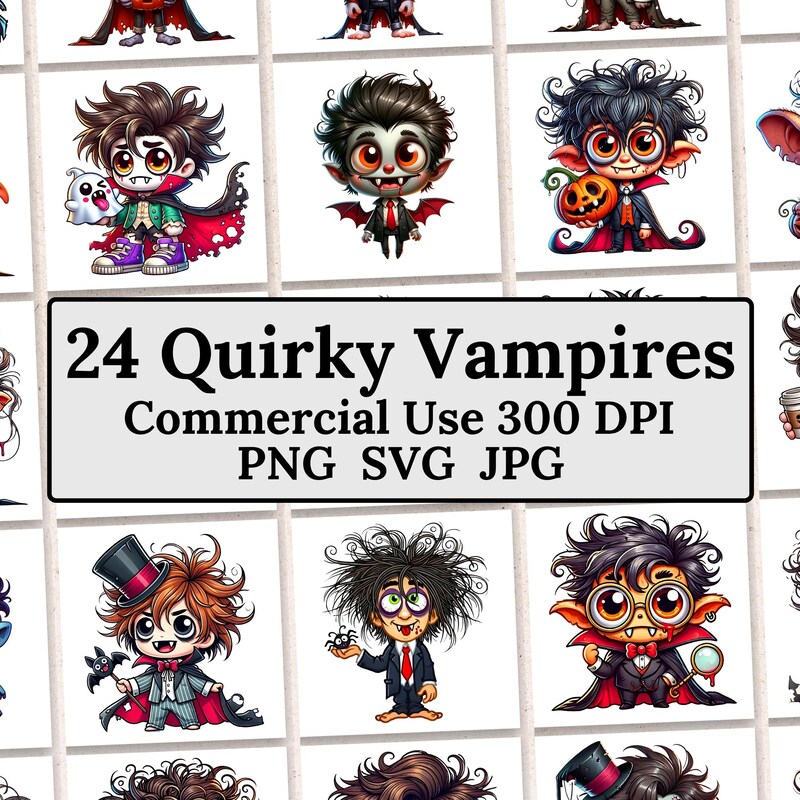 Vampire Clip Art - Etsy