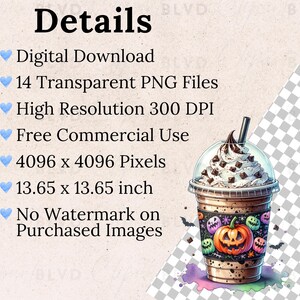 Halloween Coffee Clipart Set, Scary Gothic Watercolor Hot Coffee Drink ...