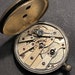 RUNS Cylindre Echappement Aiguilles Pocket Watch W Key 6 RUBIS At ...