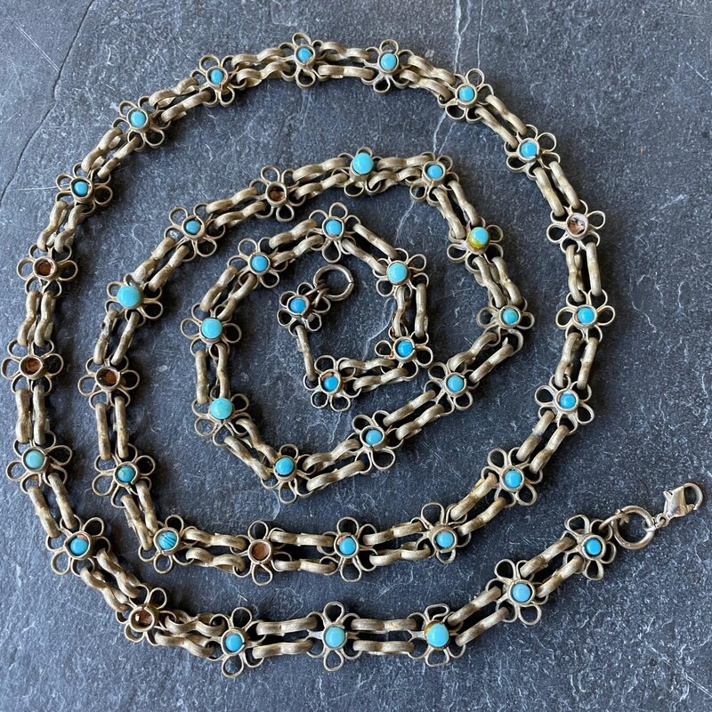 Turquoise Belts - Etsy