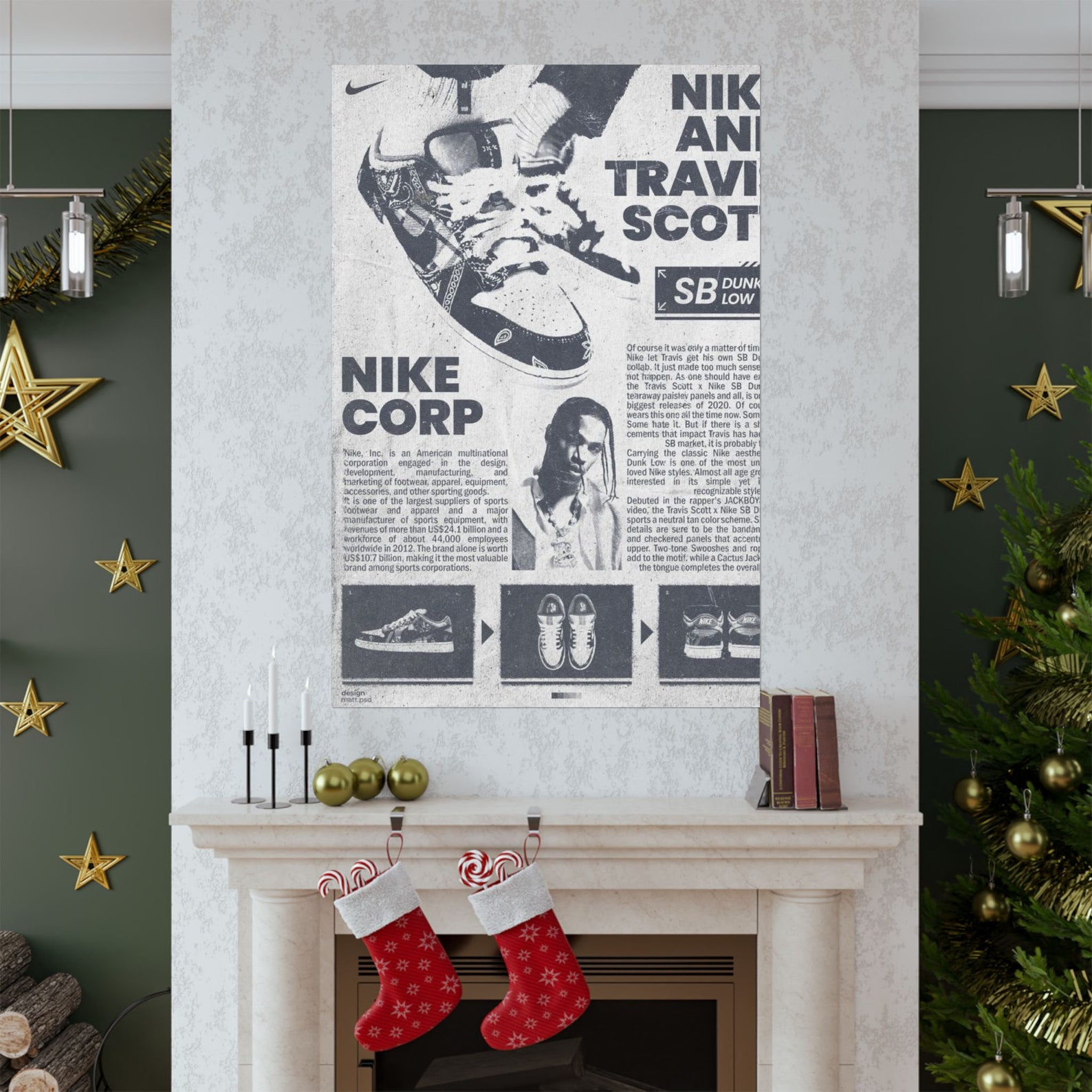 Travis Scott Nike Retro Magazine Cover, Dunk Low Nike Hyperbeast ...