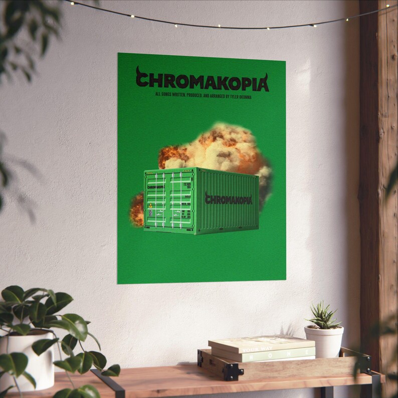 Tyler the Creator Poster, Chromakopia Album Poster, Tyler the Creator ...