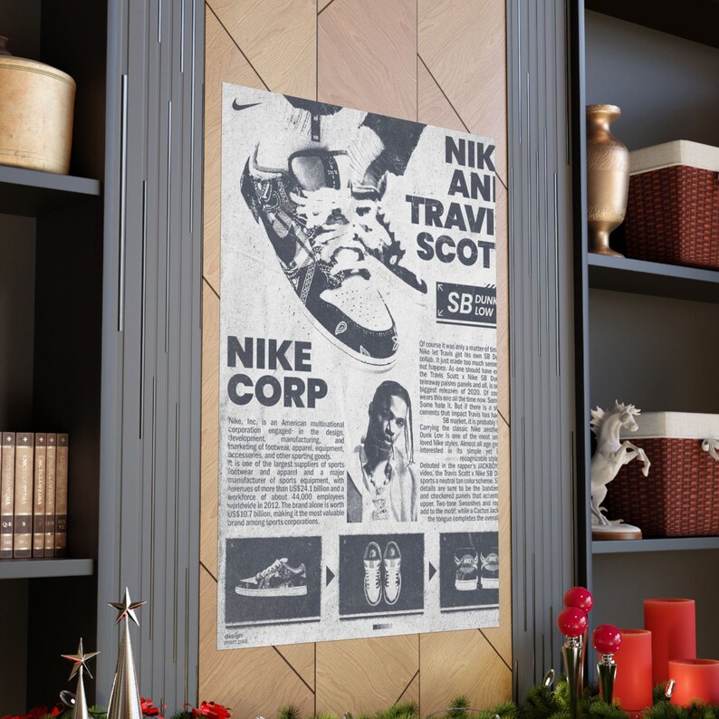 Travis Scott Nike Retro Magazine Cover, Dunk Low Nike Hyperbeast ...