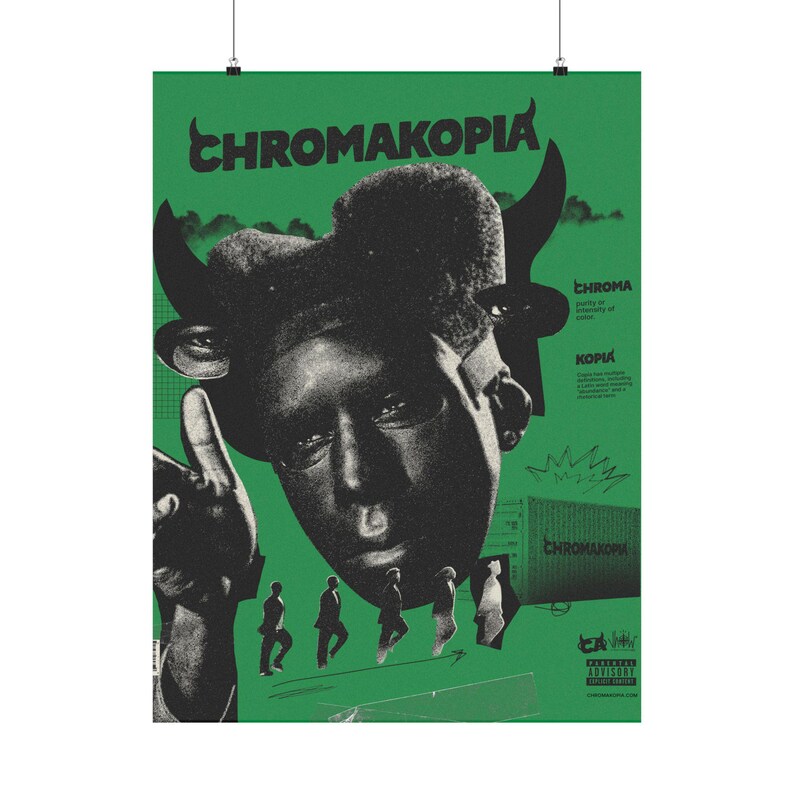 Tyler the Creator Poster, Chromakopia Album Poster, Tyler the Creator Wall Art, Album Cover ...