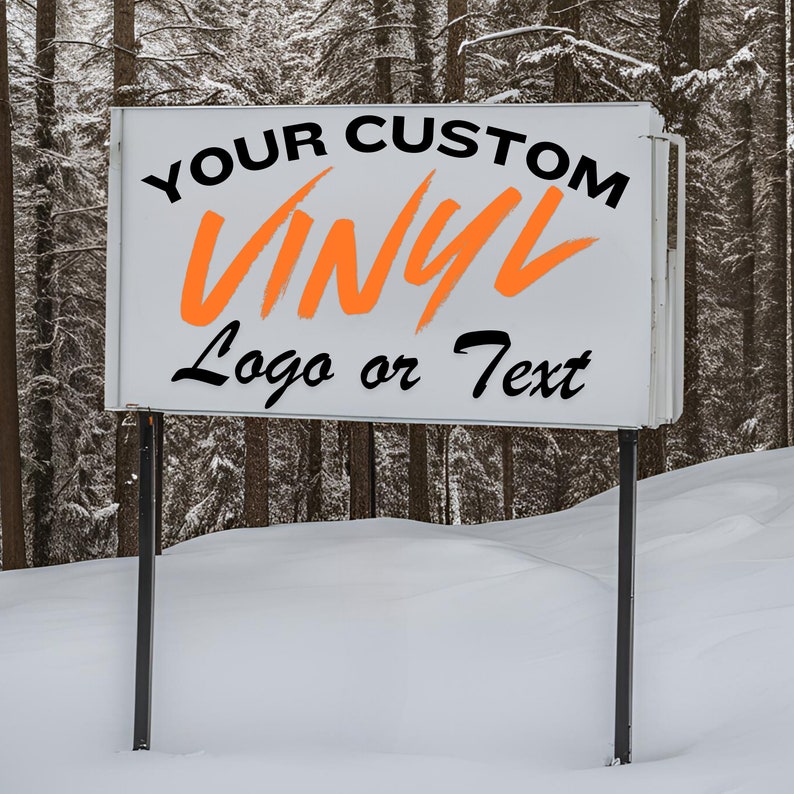 Big Vinyl Decals / Available in All Sizes / Weatherproof Outdoor ...