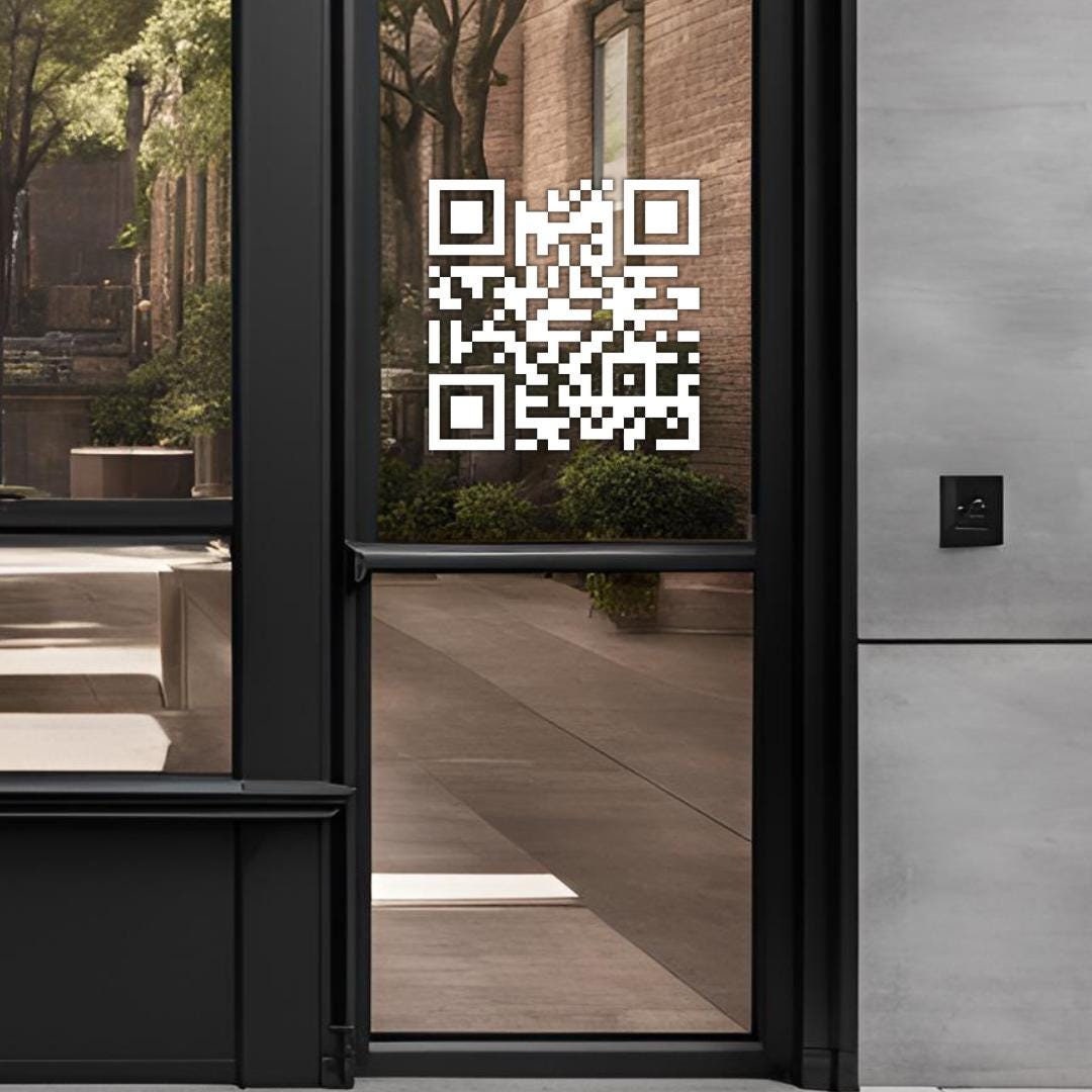 QR Code Vinyl Decal, We Can Make the QR for You, Available in All Sizes ...