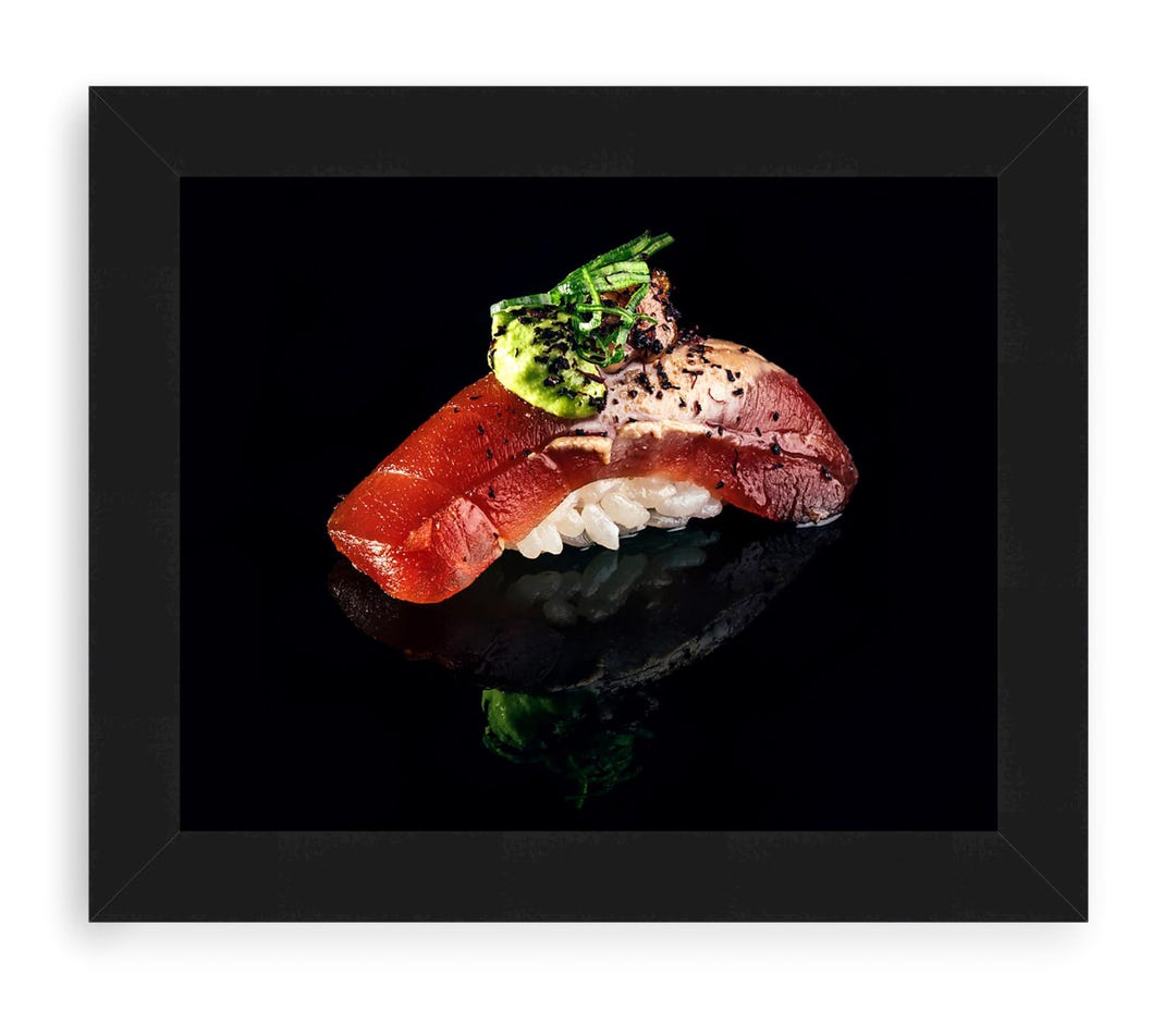 Nigiri Sushi Art Print - Portrait 8 X 10 Inch Tuna (maguro) - Gift for ...