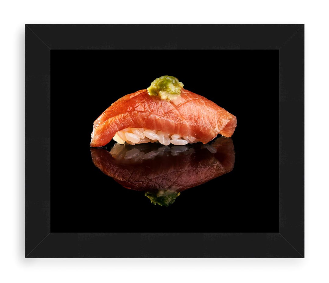 Nigiri Sushi Art Print Portrait 8 X 10 Inch Tuna otoro Gift for Sushi ...