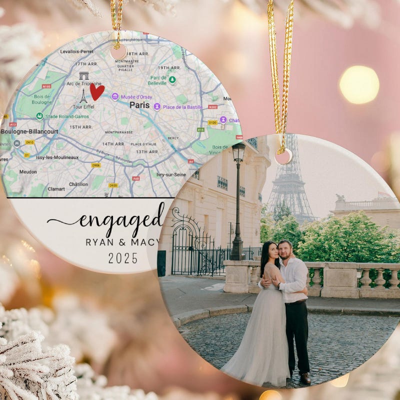 Engagement Ornament - Etsy