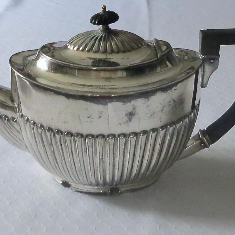 Silver Plate Teapot - Etsy