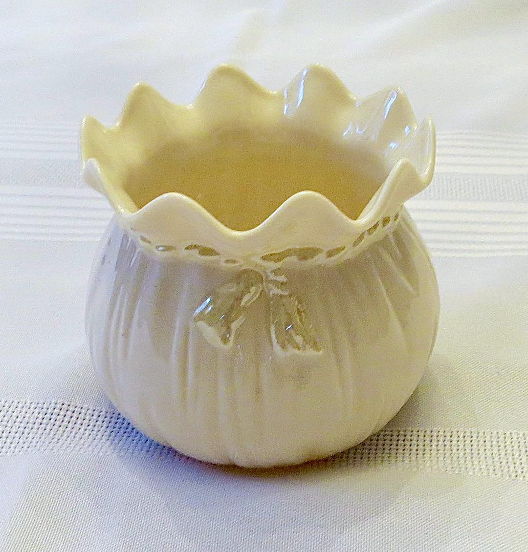 Vintage, Rare, Belleek China Cache Pot, Made in Ireland 3" - Etsy