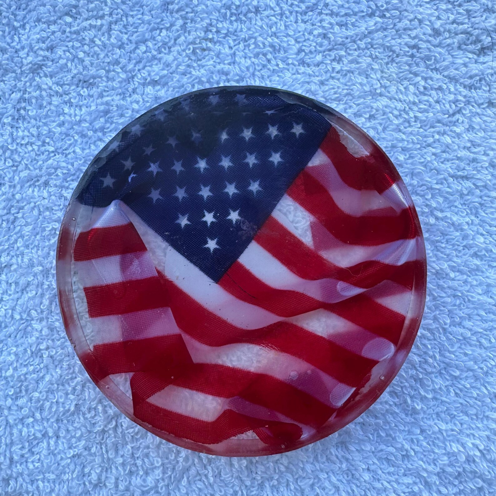 Resin Epoxy American Flag Coaster - Etsy