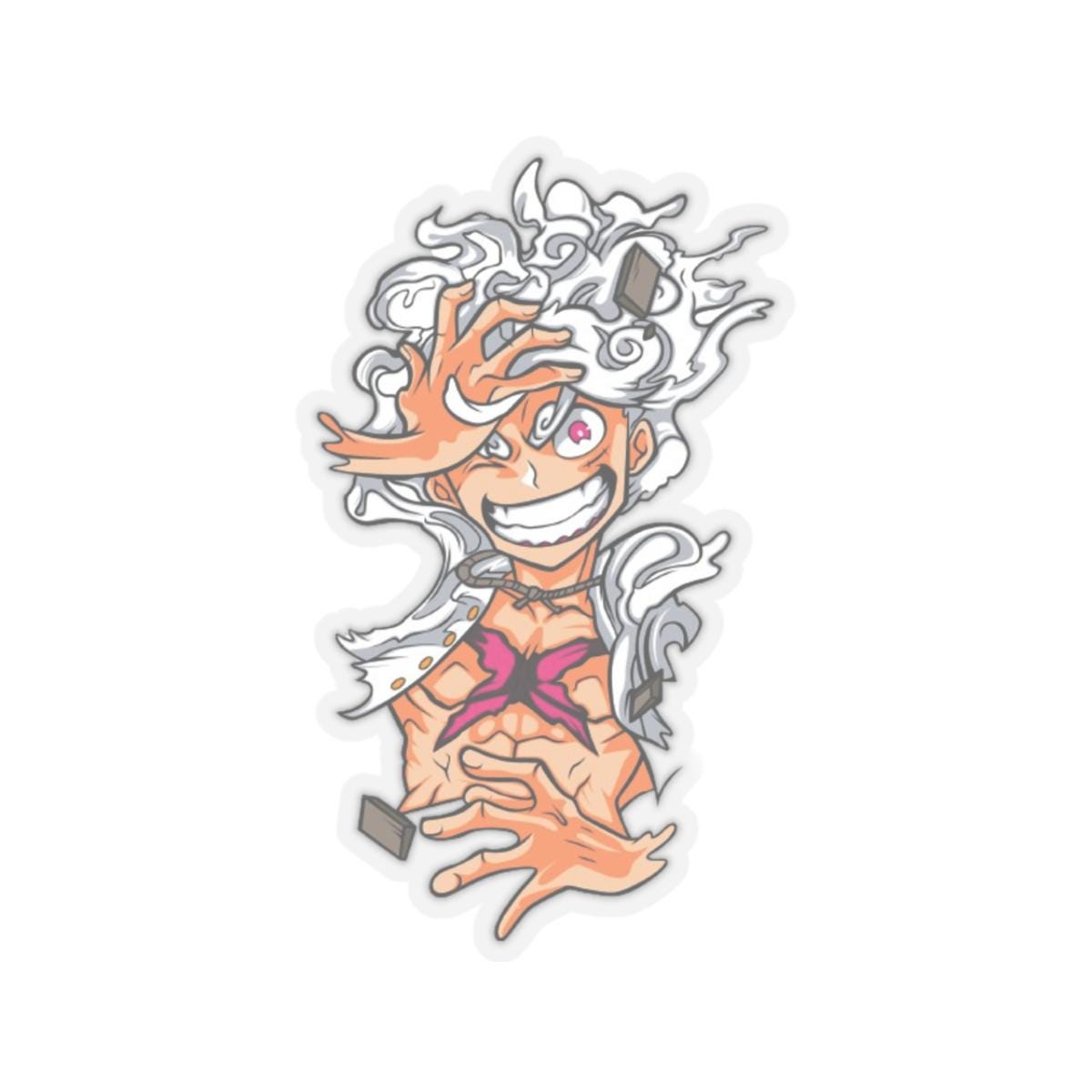 Luffy Gear Five Sticker - Etsy