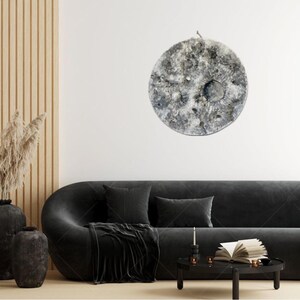 Handmade Textured Moon Art Plaster Moon - Etsy