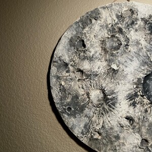Handmade Textured Moon Art Plaster Moon - Etsy