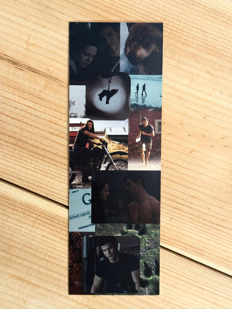 Edward Cullen/jacob Black Bookmark | the Twilight Saga - Etsy