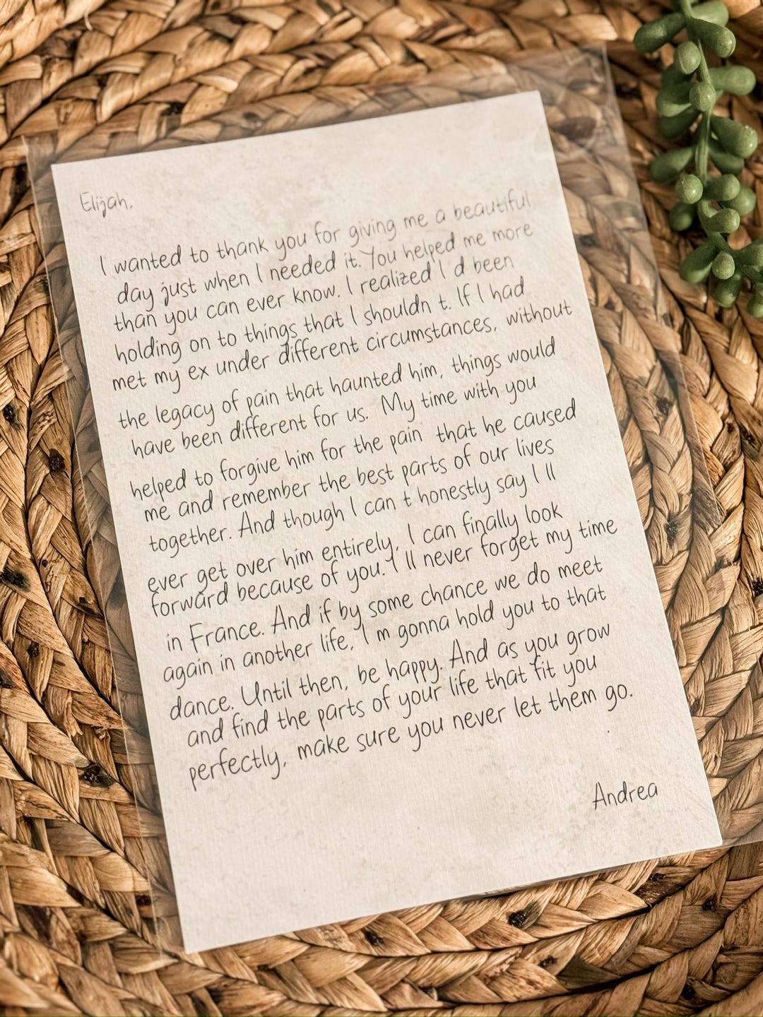 Hayley Marshall's Letter to Elijah Mikaelson | the Originals - Etsy