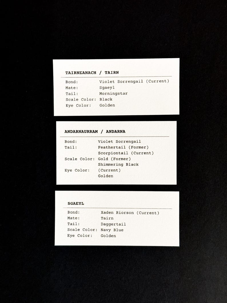 Fourth Wing Book Review Kit - Etsy